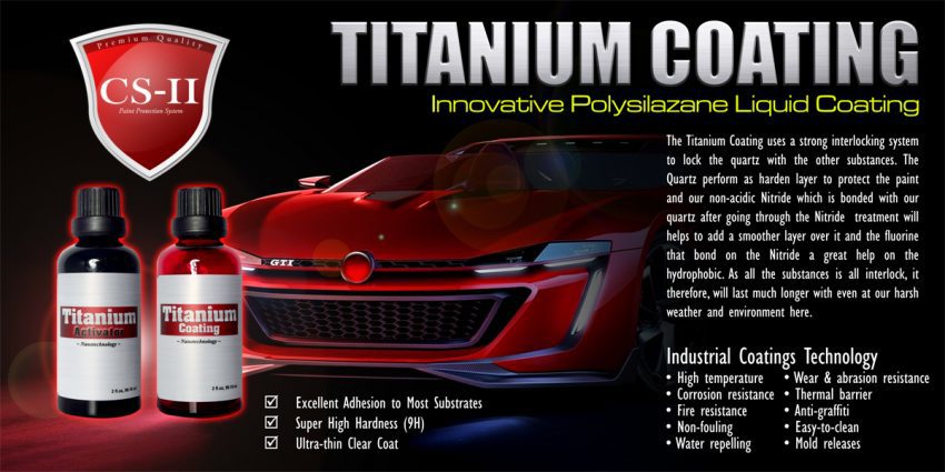 CS2 Titanium Coating | Gallagher Auto Spa